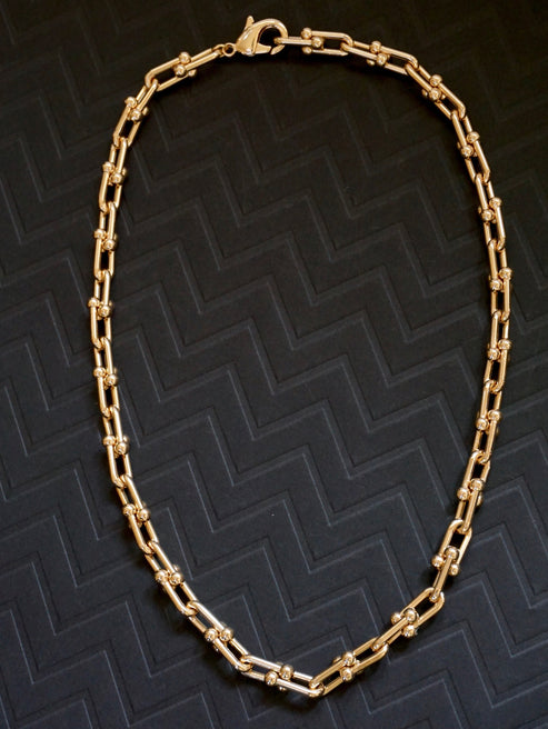 The Unity Necklace - Heavy U Link Chain Necklace, Chunky Necklace, YSM ...