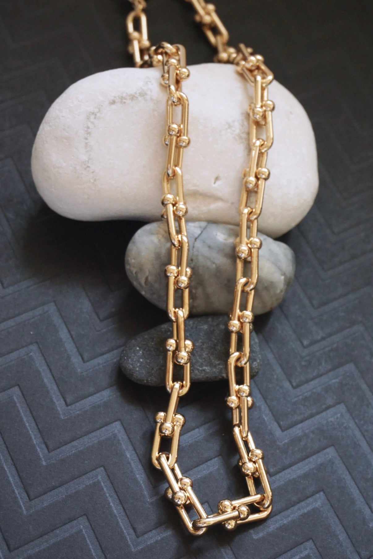 The Unity Necklace - Heavy U Link Chain Necklace, Chunky Necklace, YSM ...