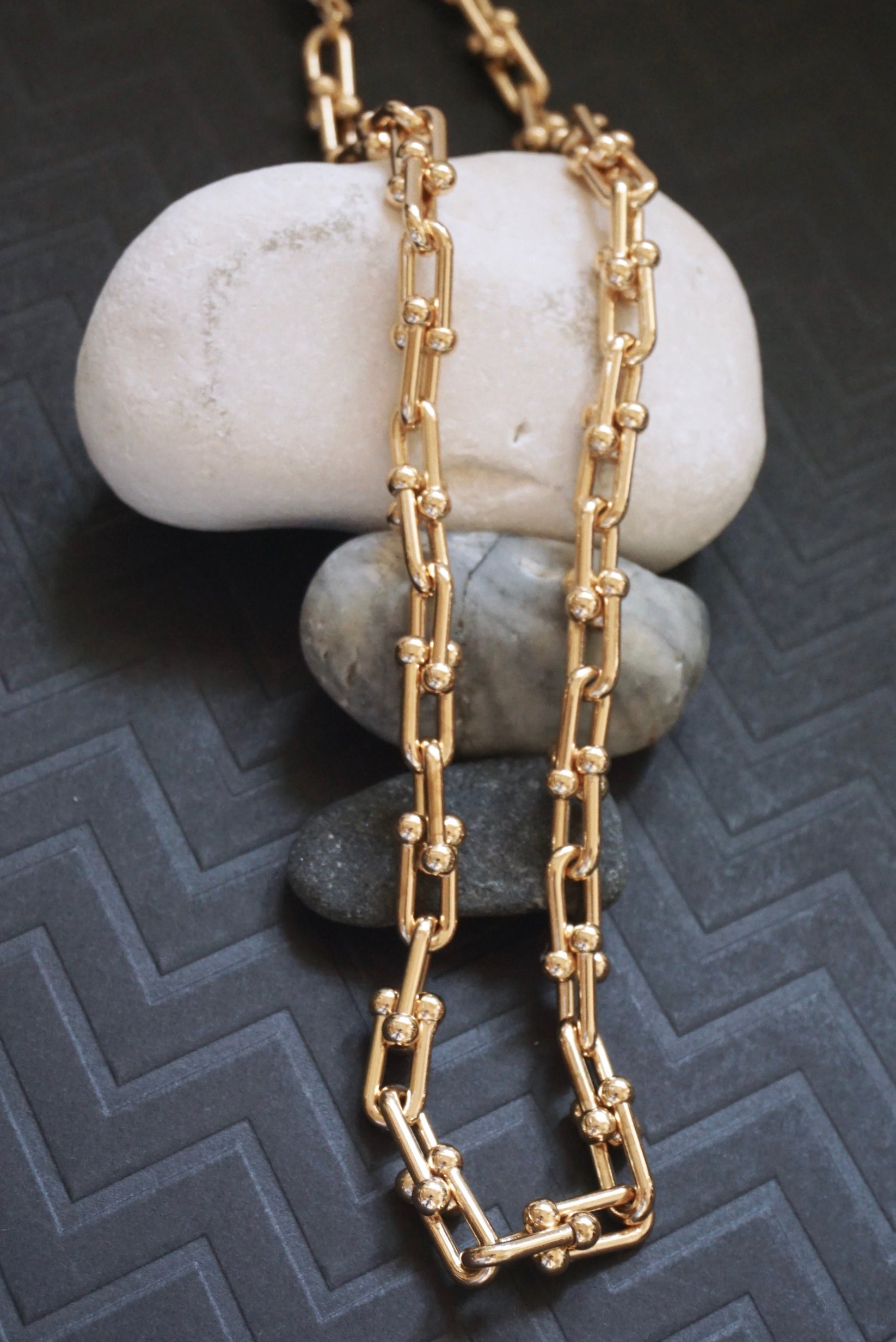 The Unity Necklace - Heavy U Link Chain Necklace, Chunky Necklace, YSM ...