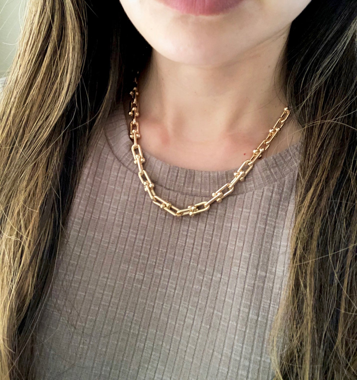 The Unity Necklace - Heavy U Link Chain Necklace, Chunky Necklace, YSM ...