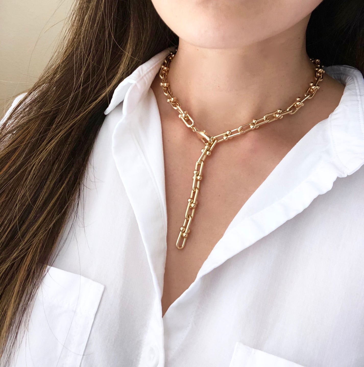 The Unity Necklace - Heavy U Link Chain Necklace, Chunky Necklace, YSM ...